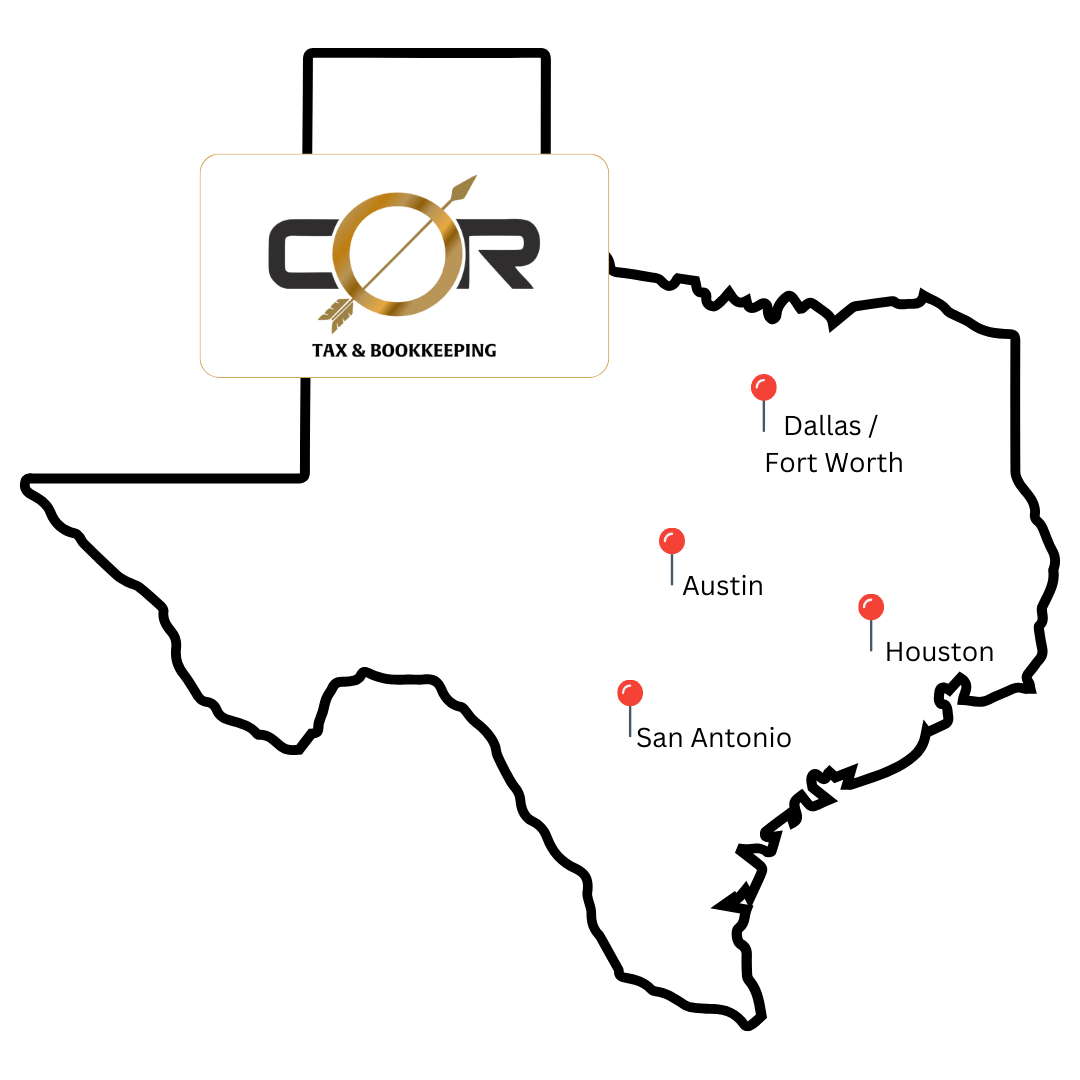 COR Tax & Bookkeeping | CPAs & Bookkeepers in Texas